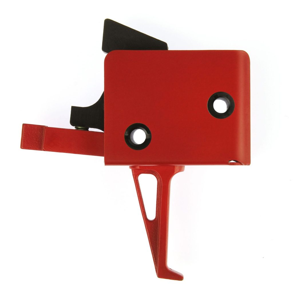 AR 15 10 Single Stage Trigger Flat Red CMC Triggers AR 15 10 Single Stage Trigger Flat Red CMC Triggers