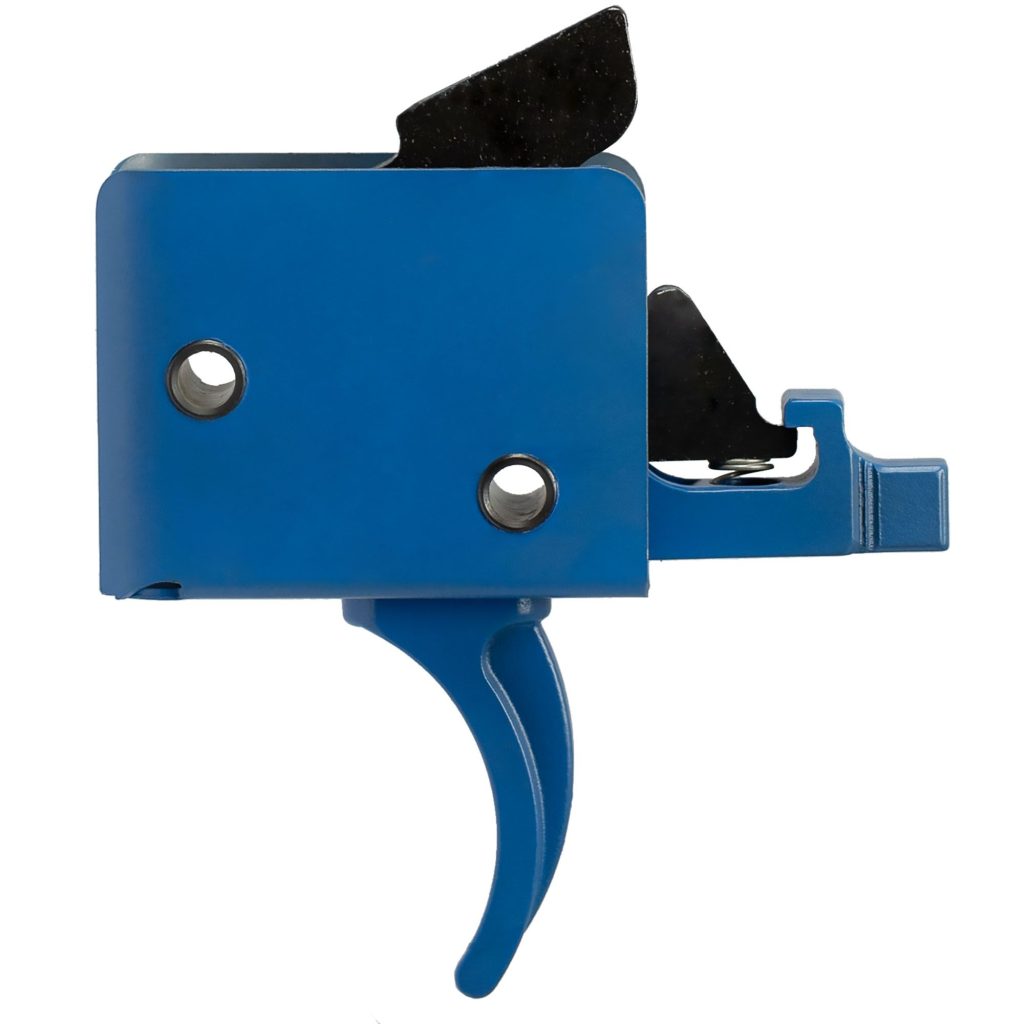 AR-15/10 Two Stage Trigger – Curved Blue | CMC Triggers